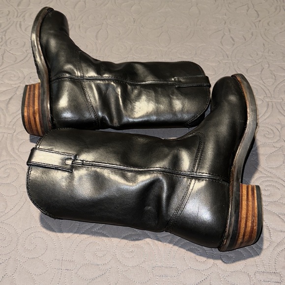 Dan Post | Shoes | Vintage Dan Post Mens Cowboy Boots Wood Heels Size 9 ...